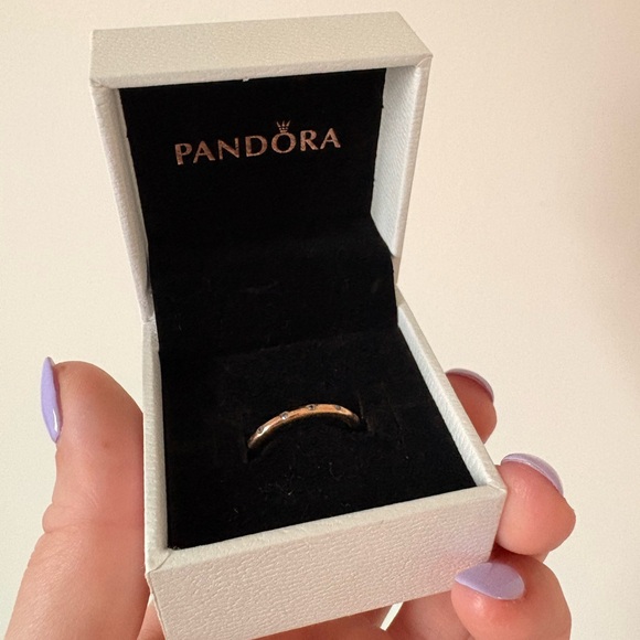 Pandora | Jewelry | Pandora Elegant Rose Gold Ring | Poshmark